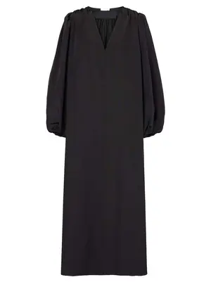 THE ROW Beauvoir Maxi Dress - Black