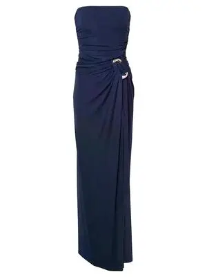 Simkhai Simkhai Emma Draped Corset Gown Blue