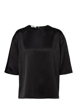 Vince Satin T-shirt - Black