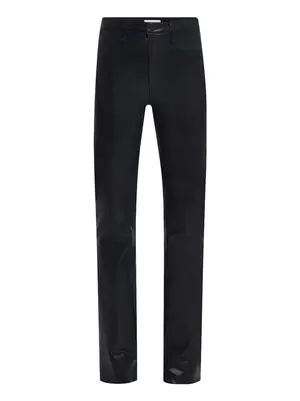 L'Agence Ruth High-rise Straight Jeans - Metro Coated