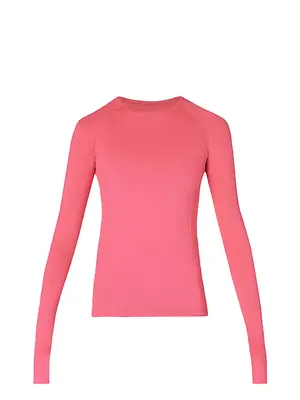 Sweaty Betty Athlete Seamless Long-sleeve Top - Sweet Pink