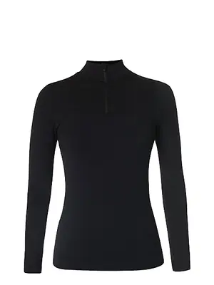 Sweaty Betty Mindful Flex Half-zip Top - Black