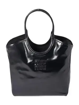 Miu Miu Leather Top-handle Bag - Black
