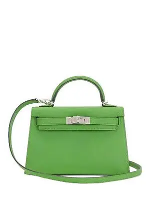 Hermès Hermes Epsom Kelly 20 Handbag Vert Yucca