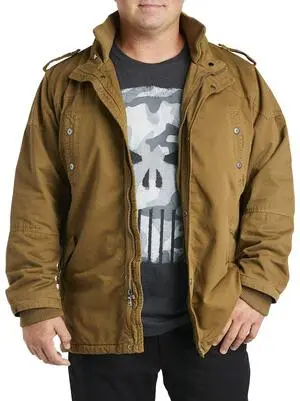 PX CLOTHING PX Clothing Big & Tall Patch & Welt Jacket Rustic
