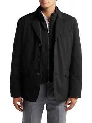 Hart Schaffner Marx Summit Waterproof Jacket With Removable Bib - Black