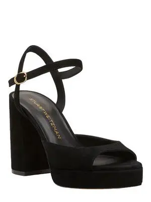 STUART WEITZMAN Dayna Ii Platform Sandal - Black