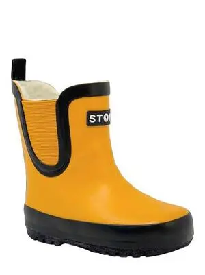 STONZ STONZ Faux Fur Lined Waterproof Rain Boots Sunflower
