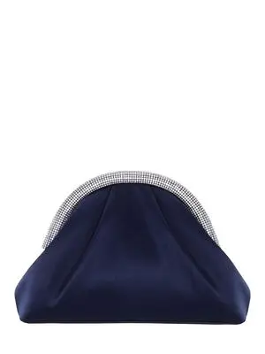 Nina Nina Jane Frame Clutch Navy