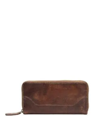 Frye Melissa Zip Wallet - Natural