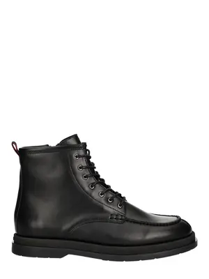 Hugo Leather Boots - Black
