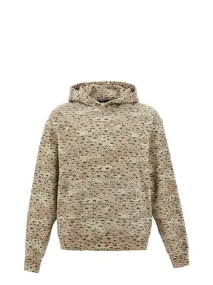 STAMPD Camo Leopard-print Hoodie - Neutrals