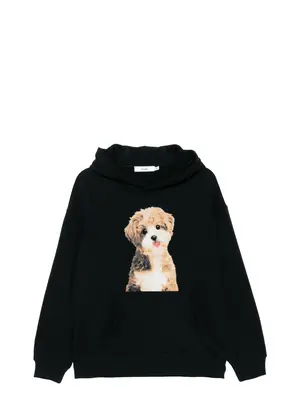 B+AB Graphic-print Hoodie - Black