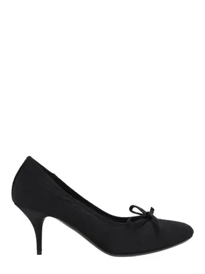 BALENCIAGA 70mm Leopold Worn-Out Satin Pumps