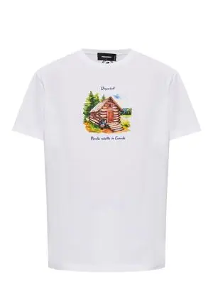 Dsquared2 Printed T-shirt - White
