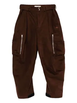 MORDECAI Loose-fit Cargo Trousers - Brown