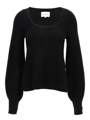 LOULOU STUDIO Hermus Sweater - Black