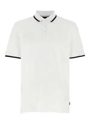 Hugo Boss Parlay 190' Polo Shirt - White