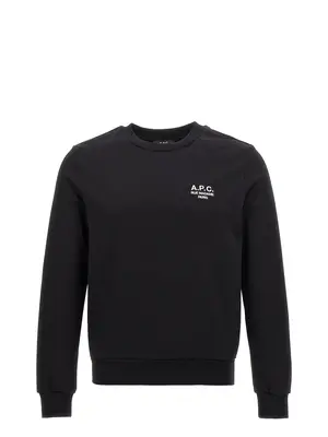 A.p.c. Rue Madame' Sweatshirt - White/black