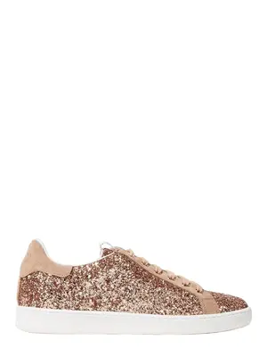 SERGIO ROSSI Sergio Rossi Glittered Woven Sneakers