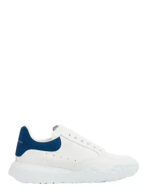 Alexander McQueen Oversized Court Sneakers - White/blue