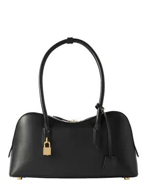 Stella McCartney Ryder Logo-embossed Vegan Leather Tote - Black