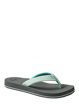 Reef Cushion Breeze Flip Flop - Grey/ Mint