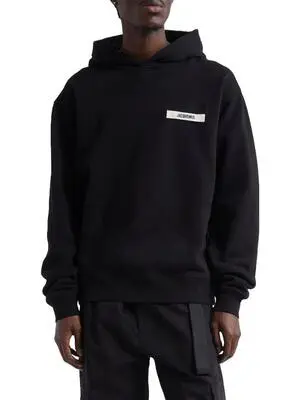 Jacquemus Le Hoodie Gros Grain - Black
