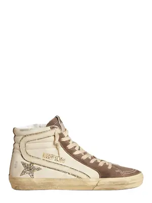 GOLDEN GOOSE Ball Star High-top Sneakers - White