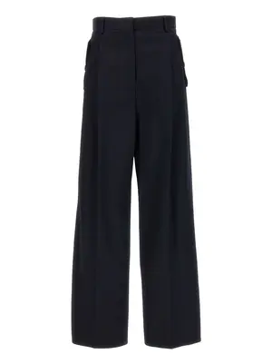 LANVIN Wide-leg Trousers - Blue