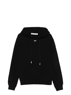 Off-White Arrows-print Hoodie - Black