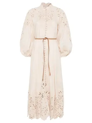 Zimmermann Wylie Maxi Dress - Neutrals