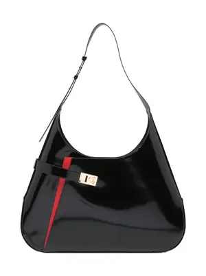 FERRAGAMO Extra Large Hobo Shoulder Bag - Black