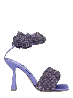 SEBASTIAN MILANO 95mm Cher Sandals - Purple