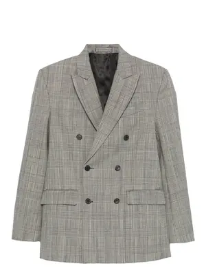 Wardrobe.NYC Prince Of Wales-check Blazer - Neutrals