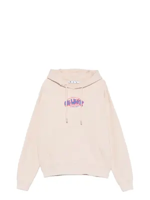Off-White Arrows-print Hoodie - Neutrals
