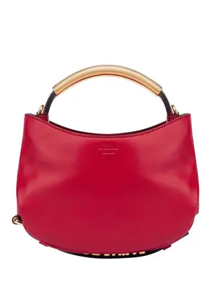 Moschino Debossed Logo Tote Bag - Red