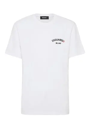 Dsquared2 Embroidered-logo T-shirt - White