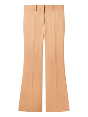 Stella McCartney Low-rise Striped Trousers - Brown