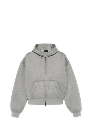 Wardrobe.NYC Scuba-jersey Hoodie - Grey