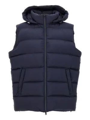 Herno Padded Gilet - Blue