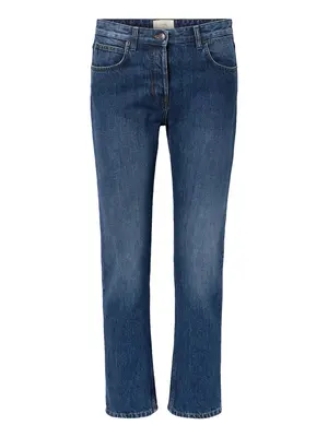 THE ROW Riaco Mid-rise Straight-leg Jeans - Blue