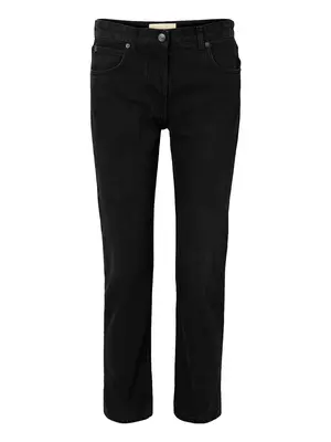 THE ROW Riaco Straight-leg Jeans - Black