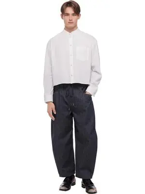 Helmut Lang Cropped Apex Shirt - White