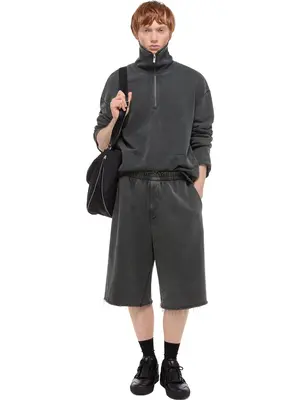 Helmut Lang Garment-dyed Upstate Shorts - Black