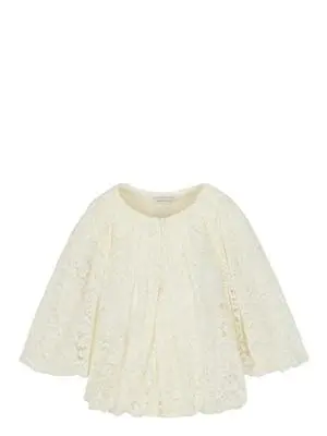 Rebecca Taylor Idun Lace Top - Cream