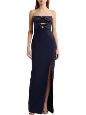 Likely Bea Strapless Gown - Navy
