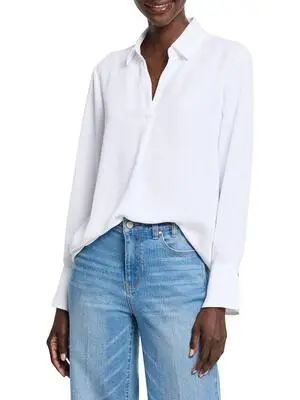 NIC+ZOE Easy Pullover Shirt - Paper White
