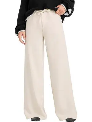 Splendid Splendid Lounge Denim Wide Leg Pants Moonstone