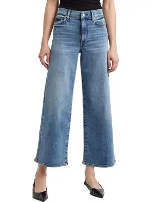 FRAME FRAME Le Pixie High Waist Slim Palazzo Jeans Rowley
